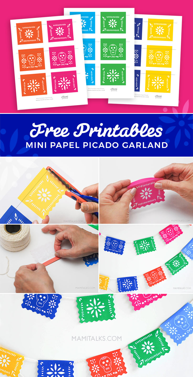 Mini Papel Picado Template